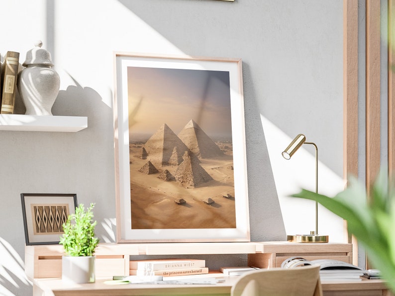 Egyptian Pyramids Poster - High-resolution JPG for Classic and Exotic ...