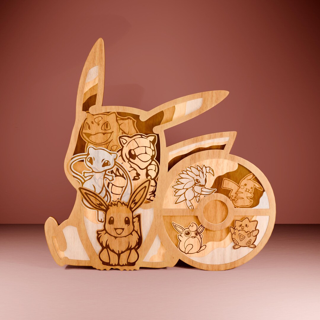 Cartoon Characters Laser Cut File: Multilayer SVG for Glowforge ...