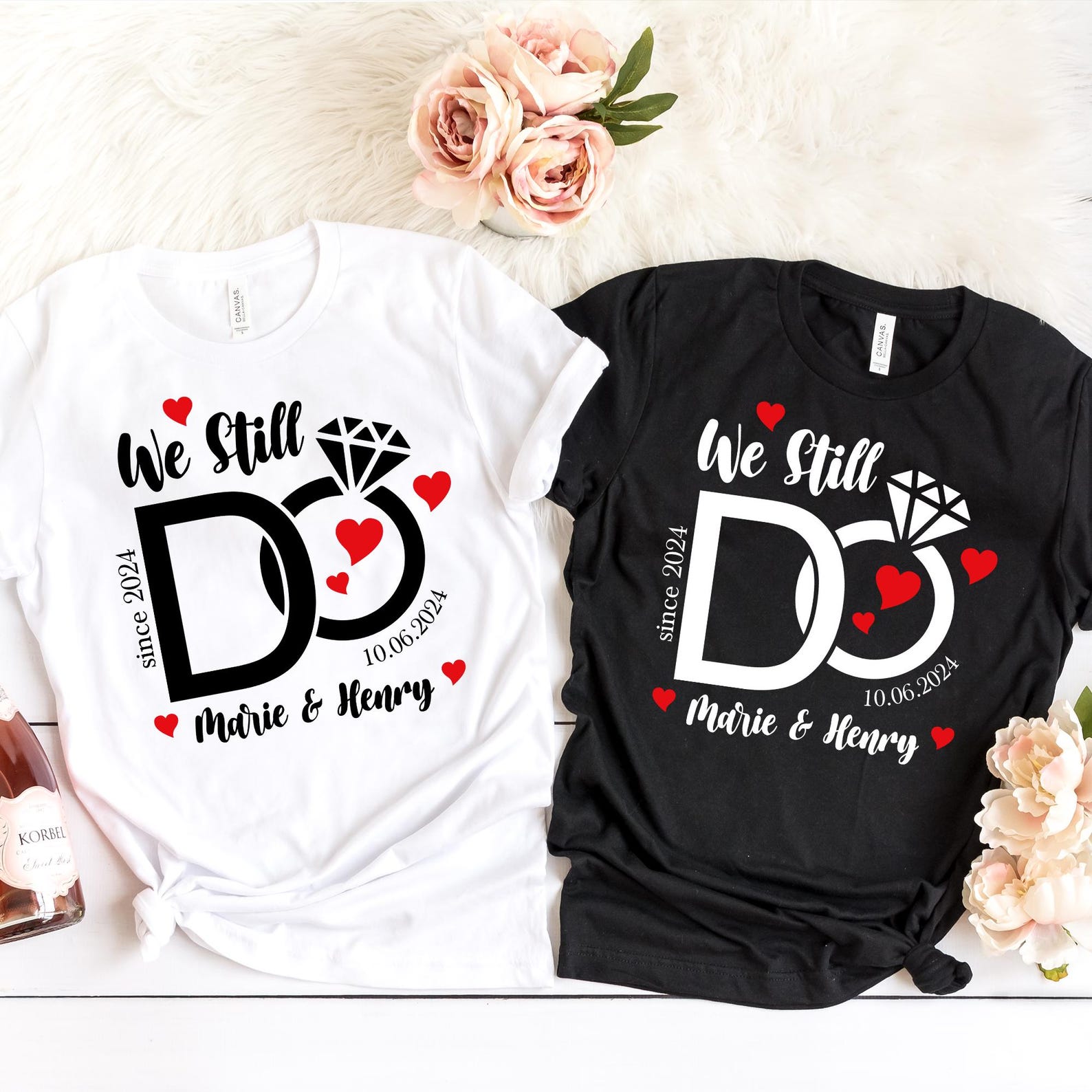 Custom 'we Still Do' Anniversary T-shirt: Matching Couple Tees - Etsy