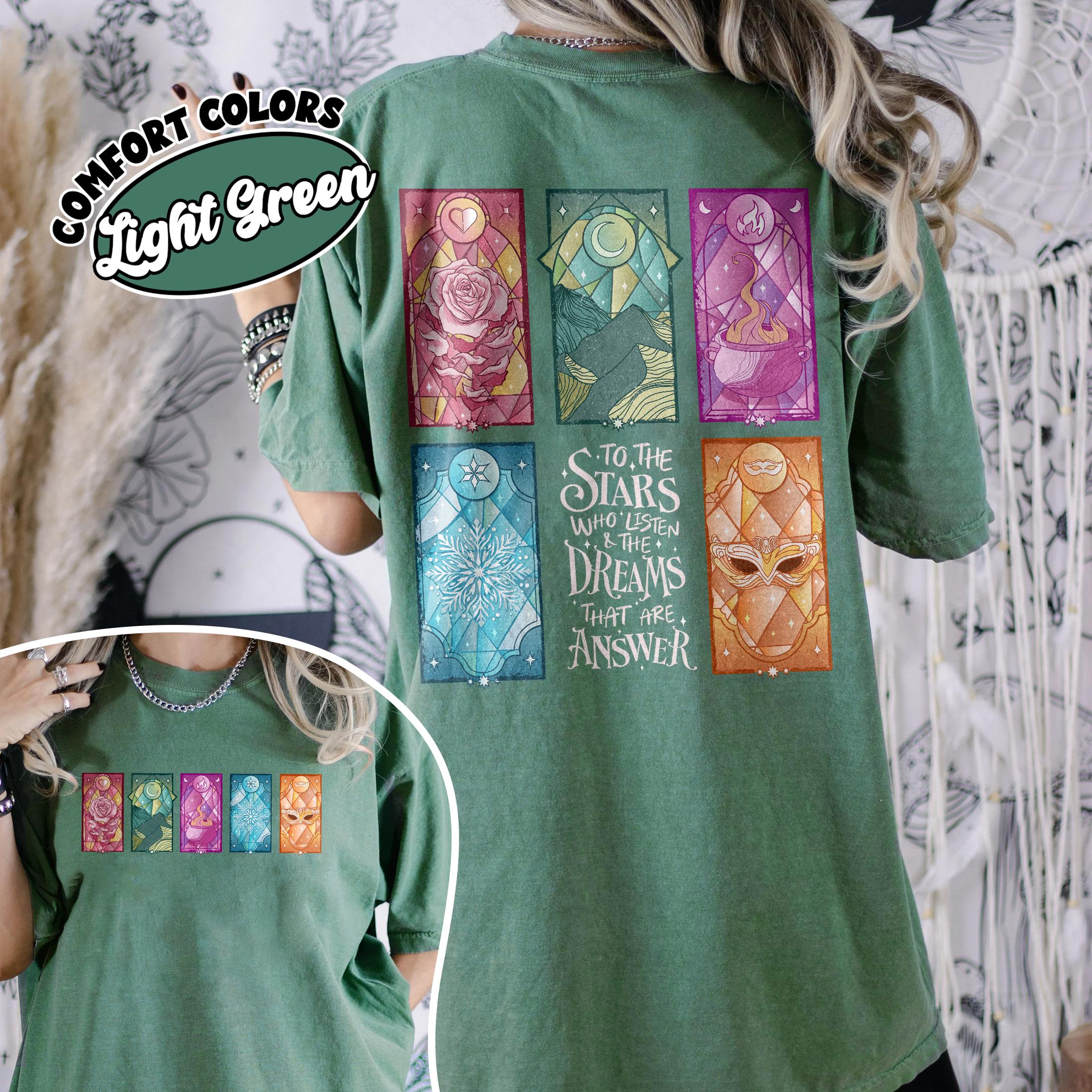 Acotar Book Inspired Comfort Colors Shirt, to the Stars Who Listen the ...