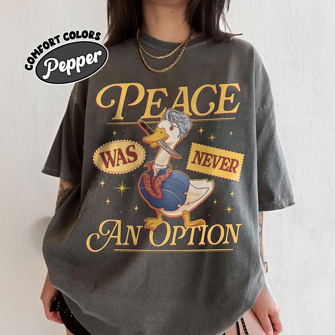 Astarion High Elf Game Comfort Colors Shirt, Peace Was Never an Option ...