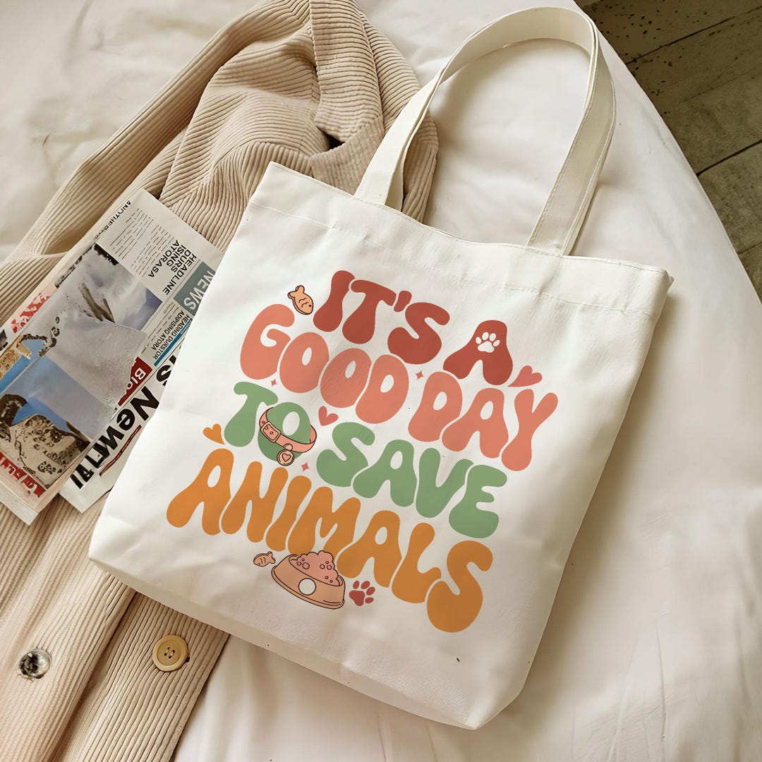 Vet Tech Tote Bag Gift, It's A Good Day to Save Animals, Gift for Vet ...