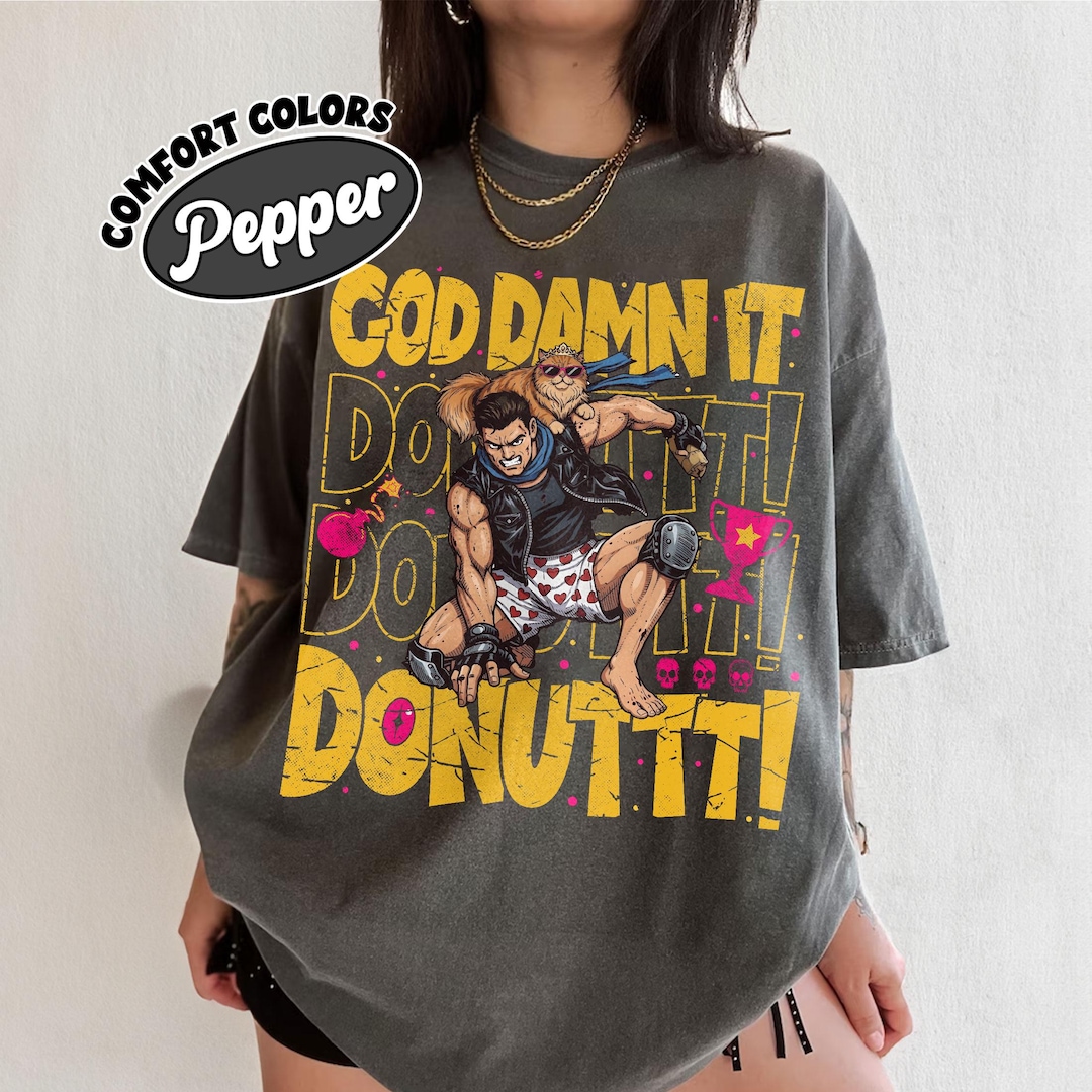 Dungeon Crawler Carl God Damn It Donut Comfort Colors Shirt, Princess ...