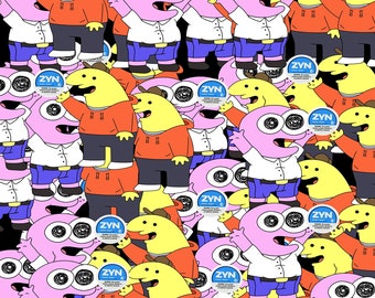 Smiling Friends Stickers Charlie and Pim - Etsy