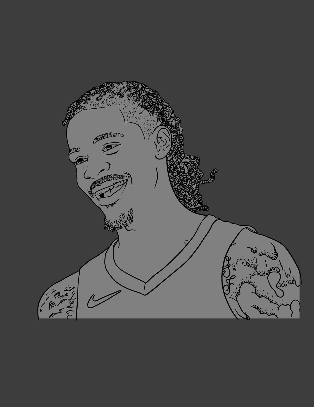 NBA Ja Morant JPG, Png, Dxf, PSD Htv, Vynil, Cricut - Etsy