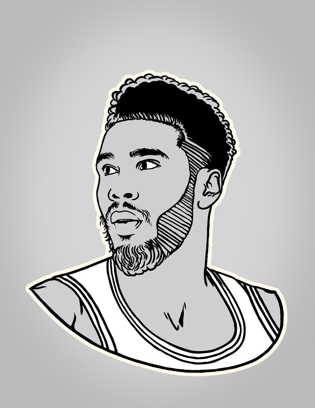 NBA Jason Tatum SVG, JPG, Png, Dxf, Htv, Vynil, Cricut - Etsy