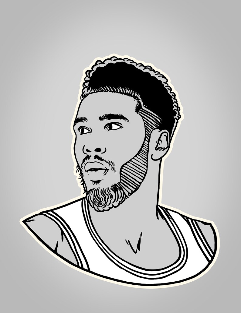 NBA Jason Tatum SVG, JPG, Png, Dxf, Htv, Vynil, Cricut - Etsy