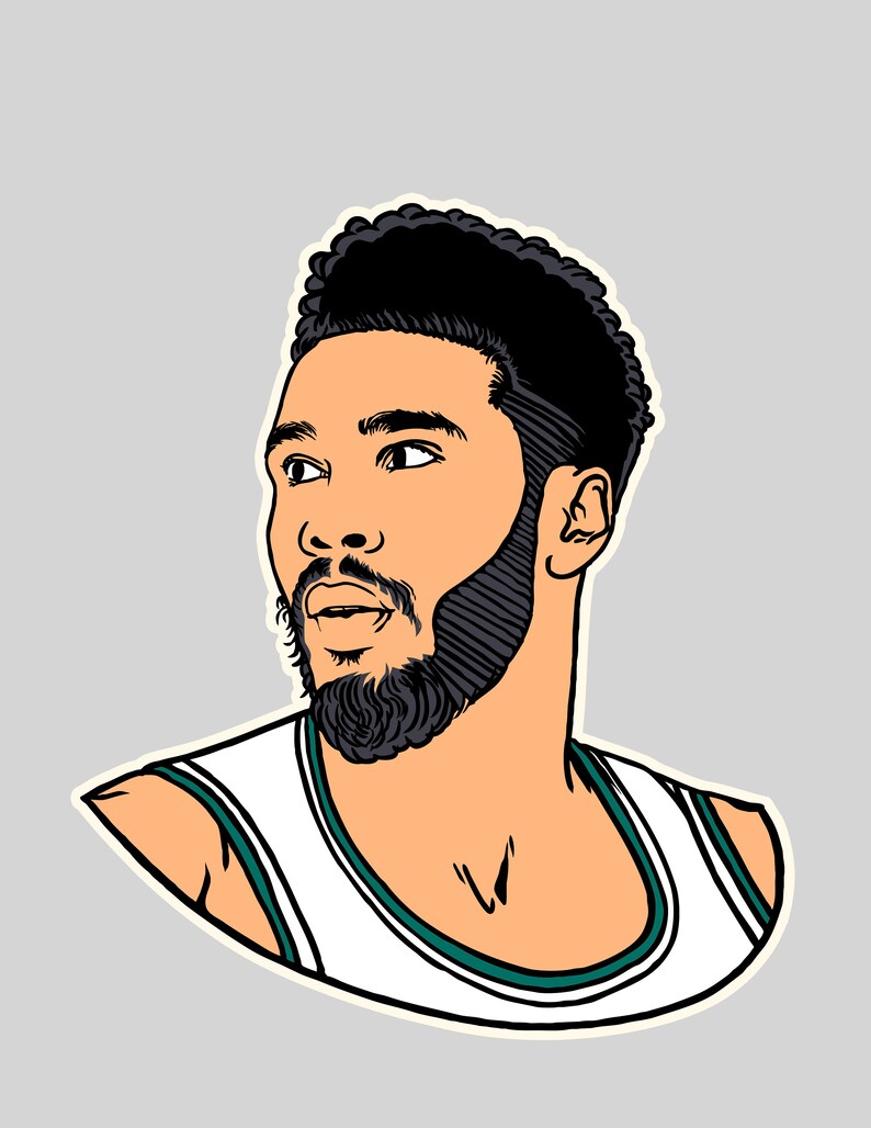 NBA Jason Tatum SVG, JPG, Png, Dxf, Htv, Vynil, Cricut - Etsy