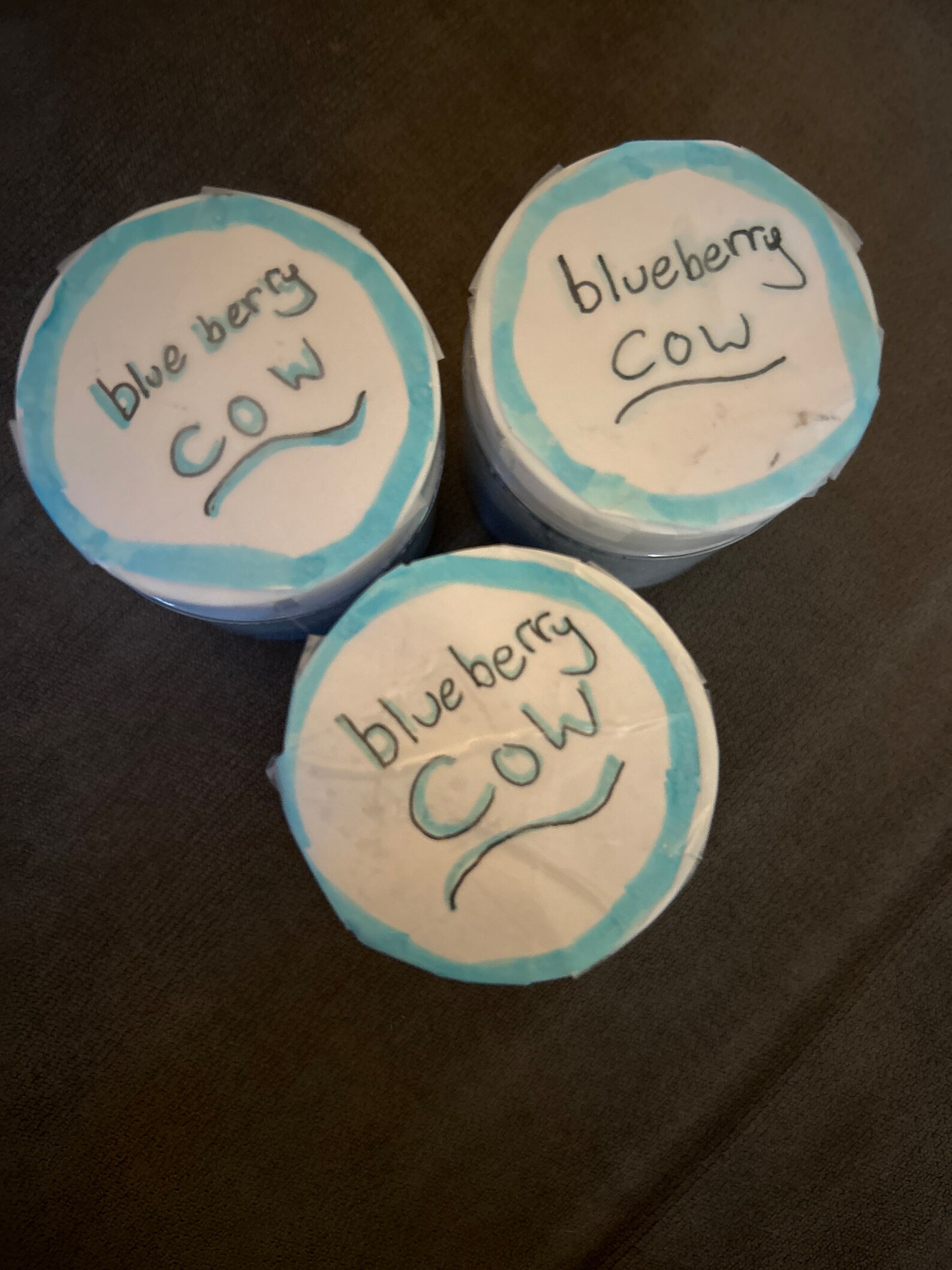 Blueberry Cow Cloud Dough Slime Cow Slime - Etsy