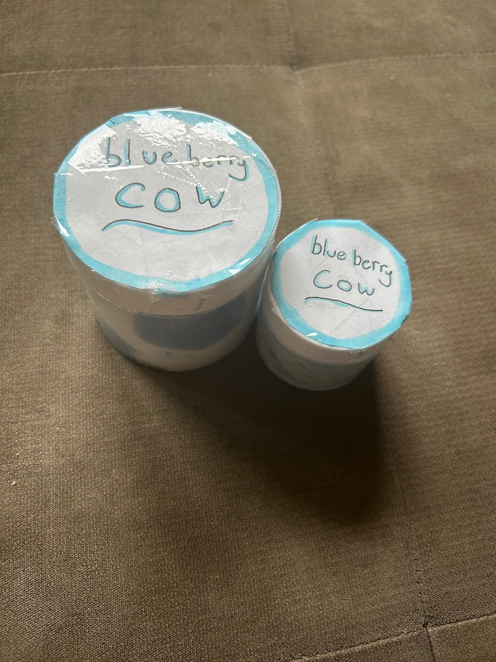 Blueberry Cow Cloud Dough Slime Cow Slime - Etsy