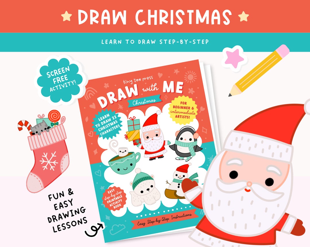 How to Draw Cute Christmas, How to Draw Christmas, How to Draw Cute ...