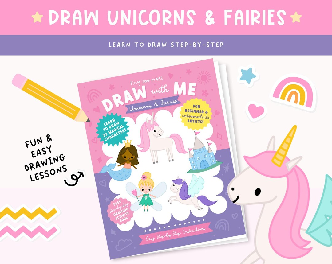 How to Draw Unicorns, How to Draw Fairies, How to Draw Cute Things ...