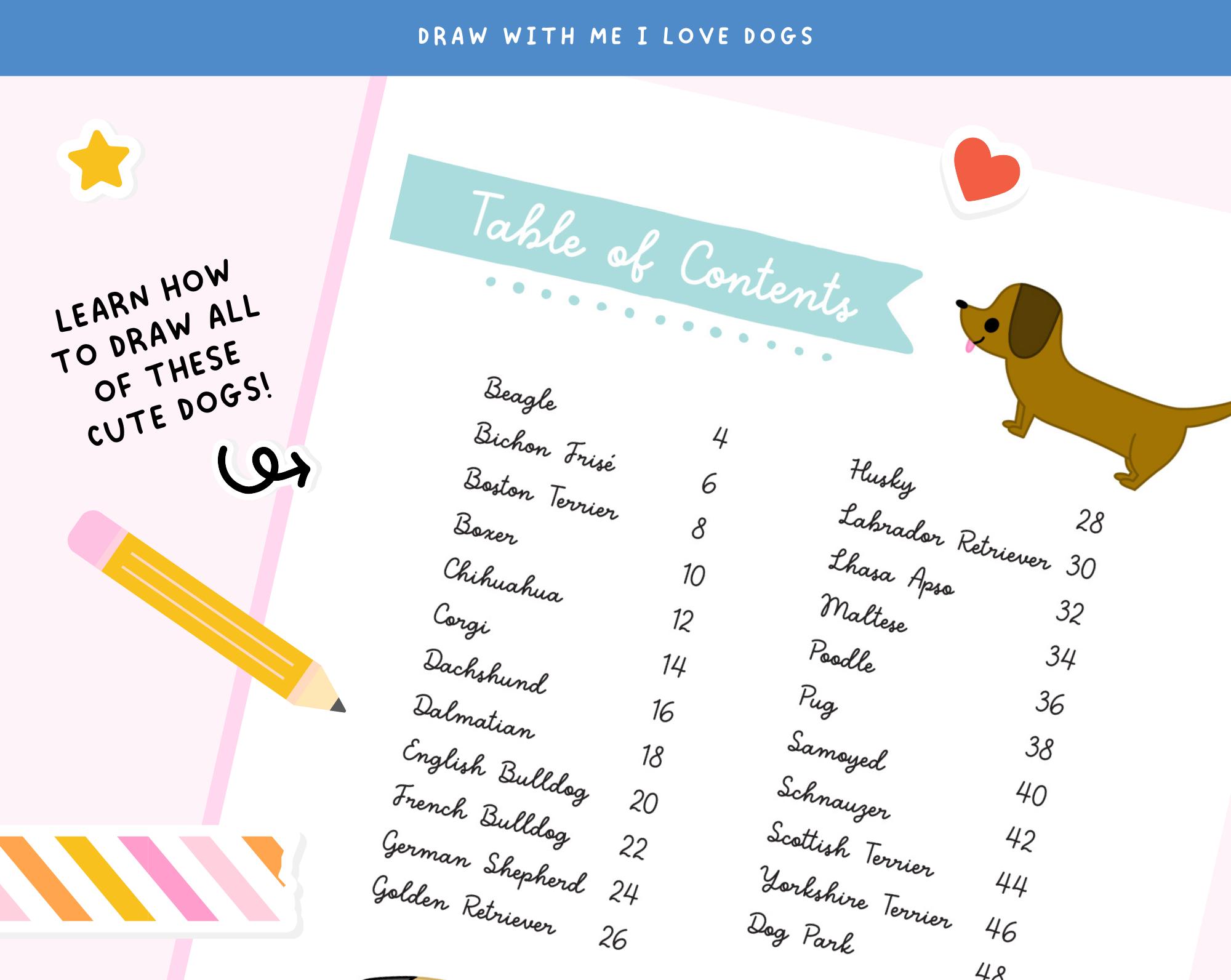 How to Draw Cute Dogs, How to Draw Dogs, How to Draw Cute Things ...