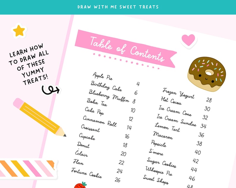 How to Draw Cute Things, How to Draw Kawaii, How to Draw Sweets ...