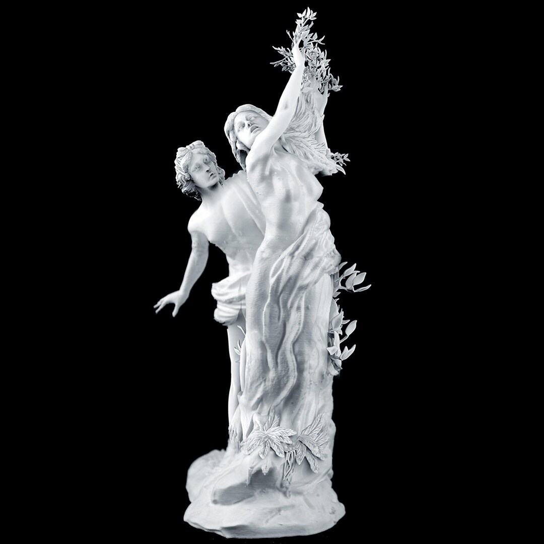Apollo and Daphne Statue – 3D Printed Greek Mythology Sculpture, 4/6/8 ...