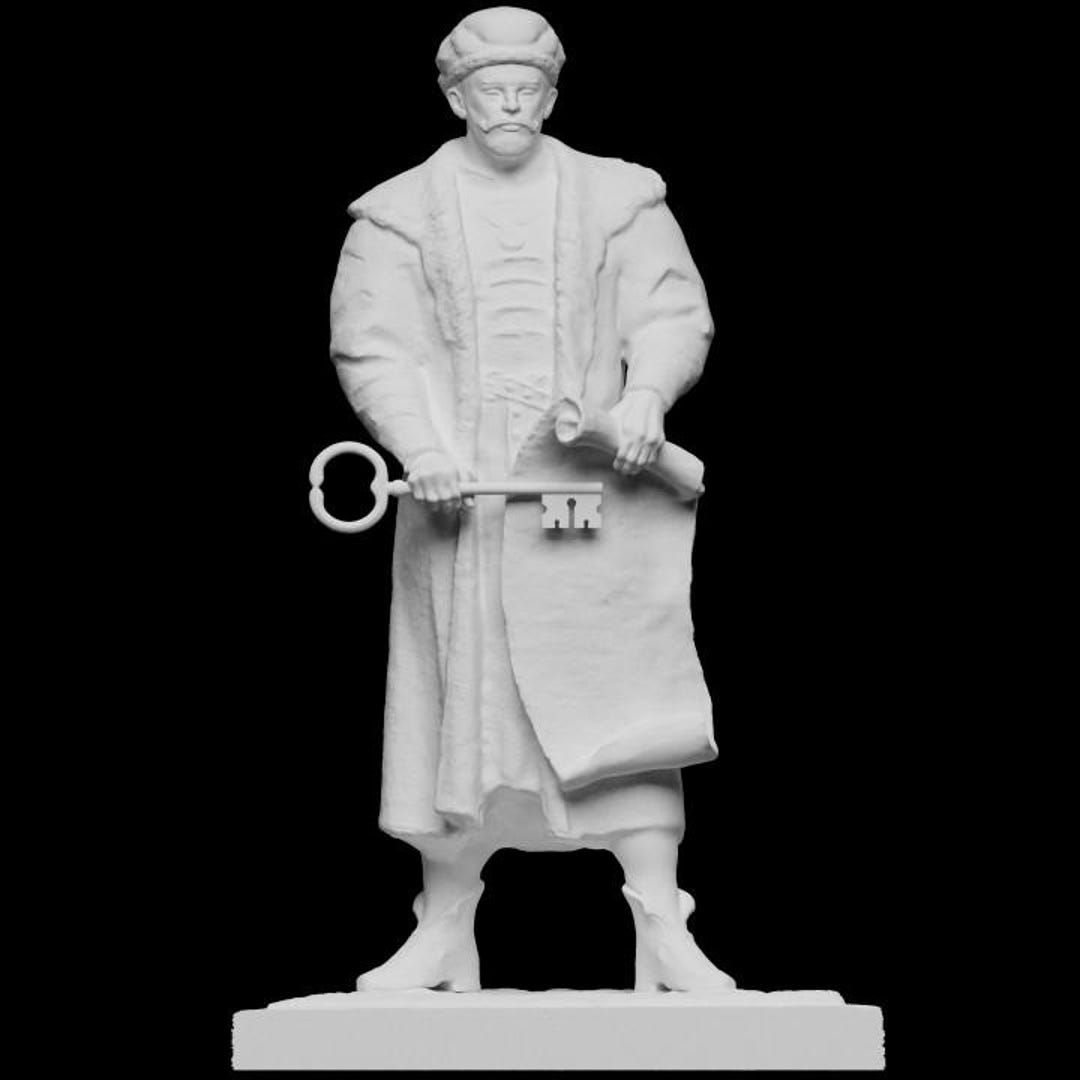 Minsk City Planner Sculpture – 3D Printed Historical Statue, 4/6/8 Inch ...