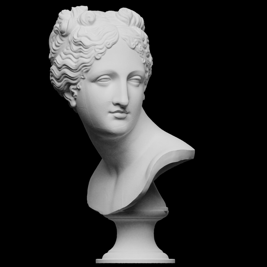 3D Printed Venus Italica Bust: Neoclassical Sculpture Replica, DIY Kit ...