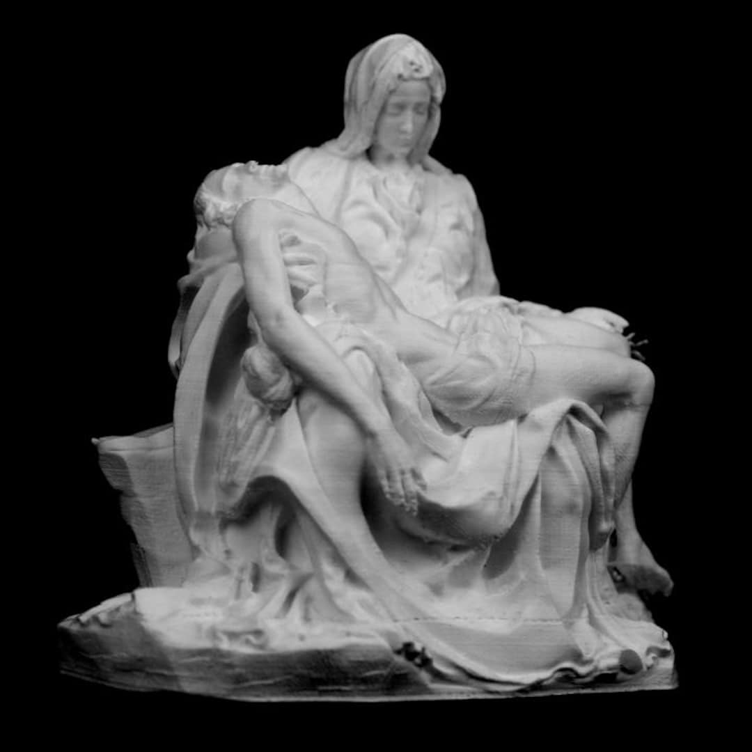 Pieta – 3D Printed Figure Model Kit, Unpainted Renaissance Sculpture - Etsy