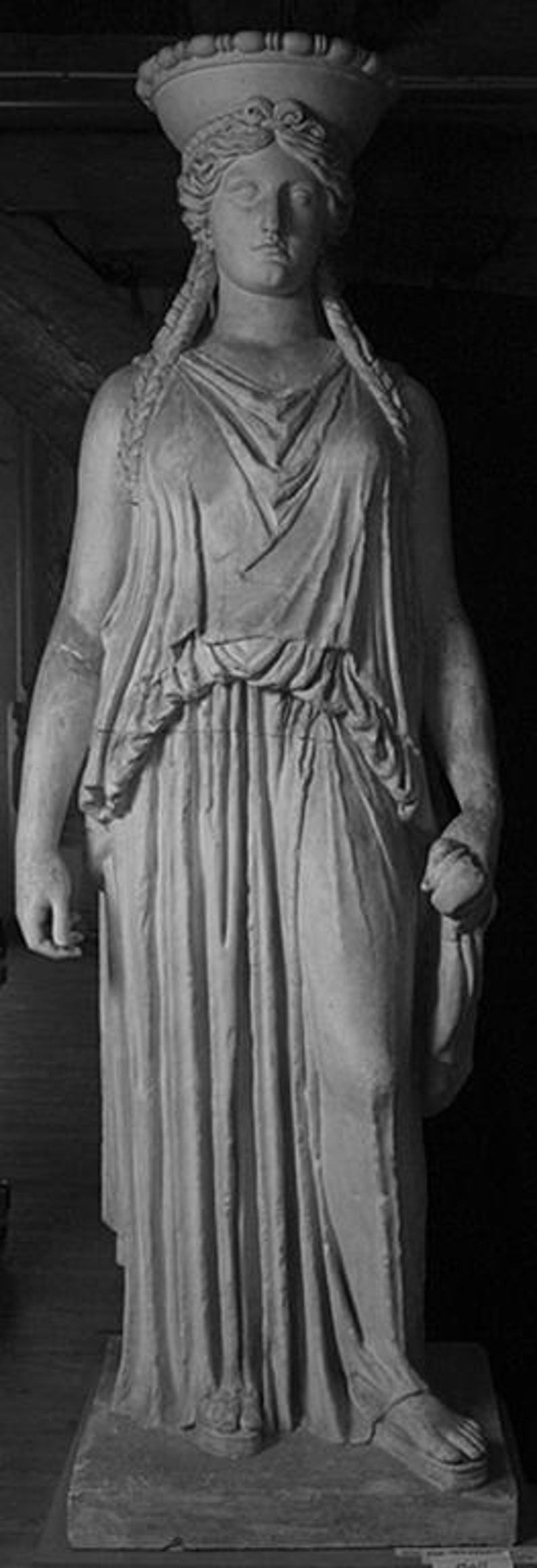 3D Printed Caryatid Bust: Greek Acropolis Replica DIY Kit - Etsy