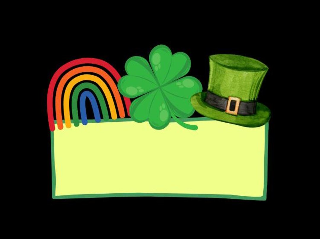 Personalized St. Patrick Name PNG - Etsy