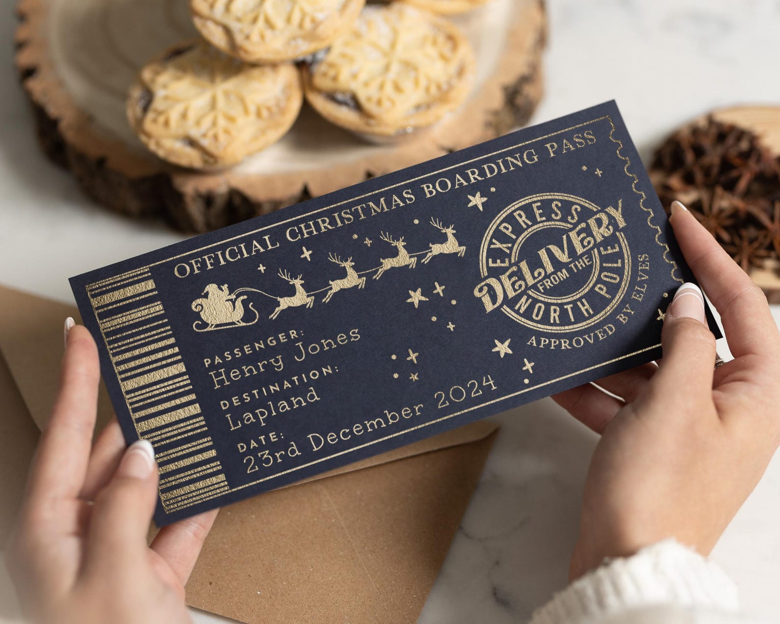 Lapland Reveal, Lapland Ticket, Lapland Boarding Pass, Christmas ...