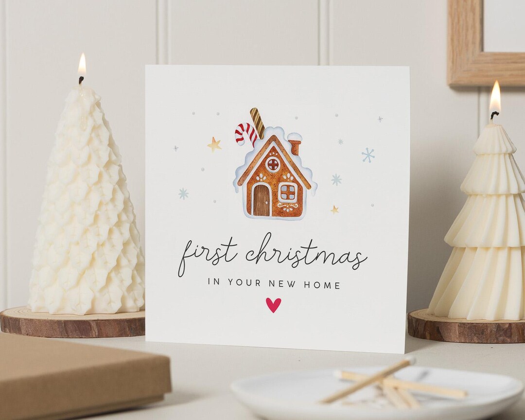 New Home Christmas Card, 1st Christmas in New Home, First Christmas in ...