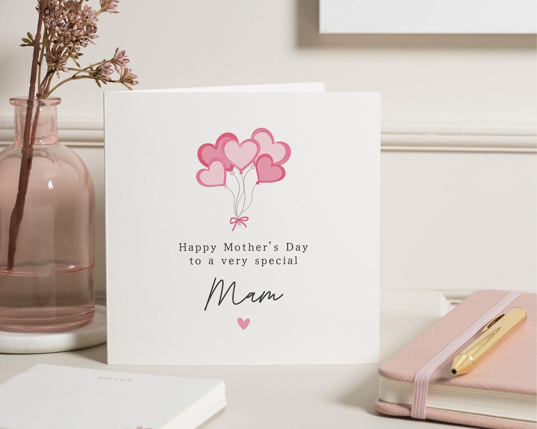 Mothers Day Card for Mam, Mammy Mother's Day Cards, Gifts for Mum ...