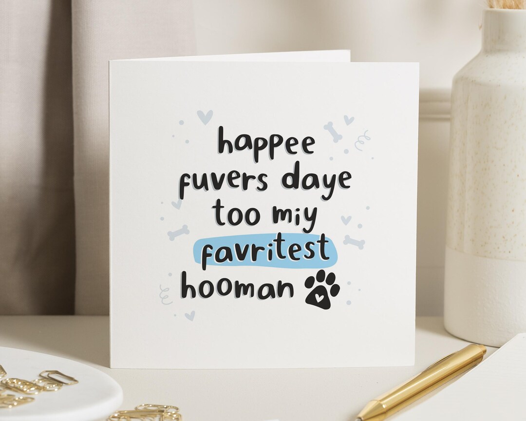 Fathers Day Card From the Dog, Funny Fathers Day Card, Dog Dad Card ...