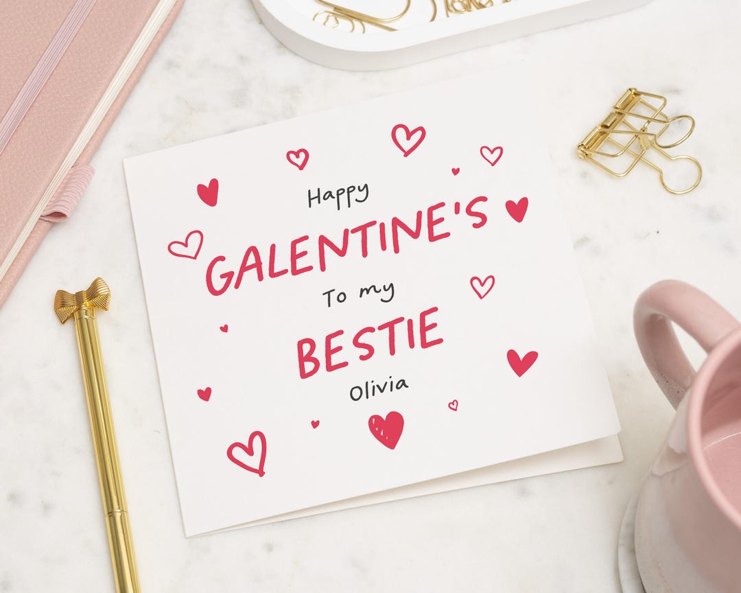 Galentines Day Card, Galentines Card for Bestie, Galentines Gift ...