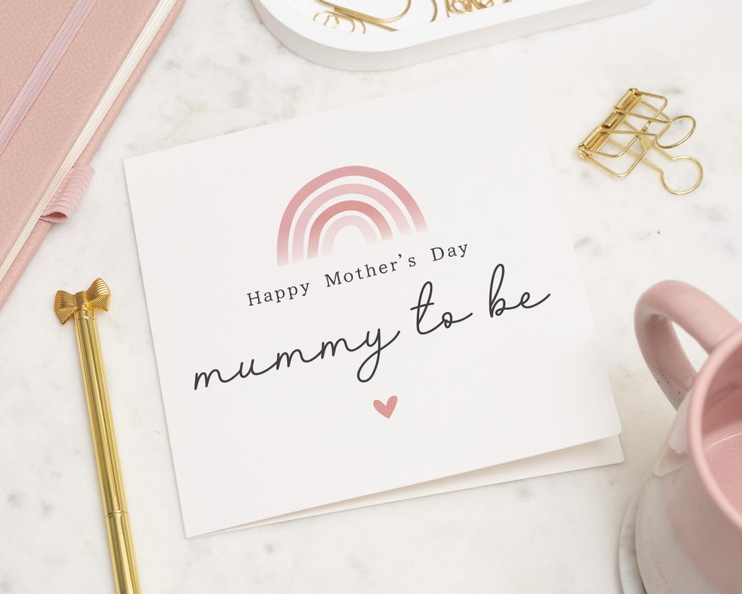 Mummy to Be Mothers Day Card, From Bump, Mothers Day Gift for Mum to Be ...