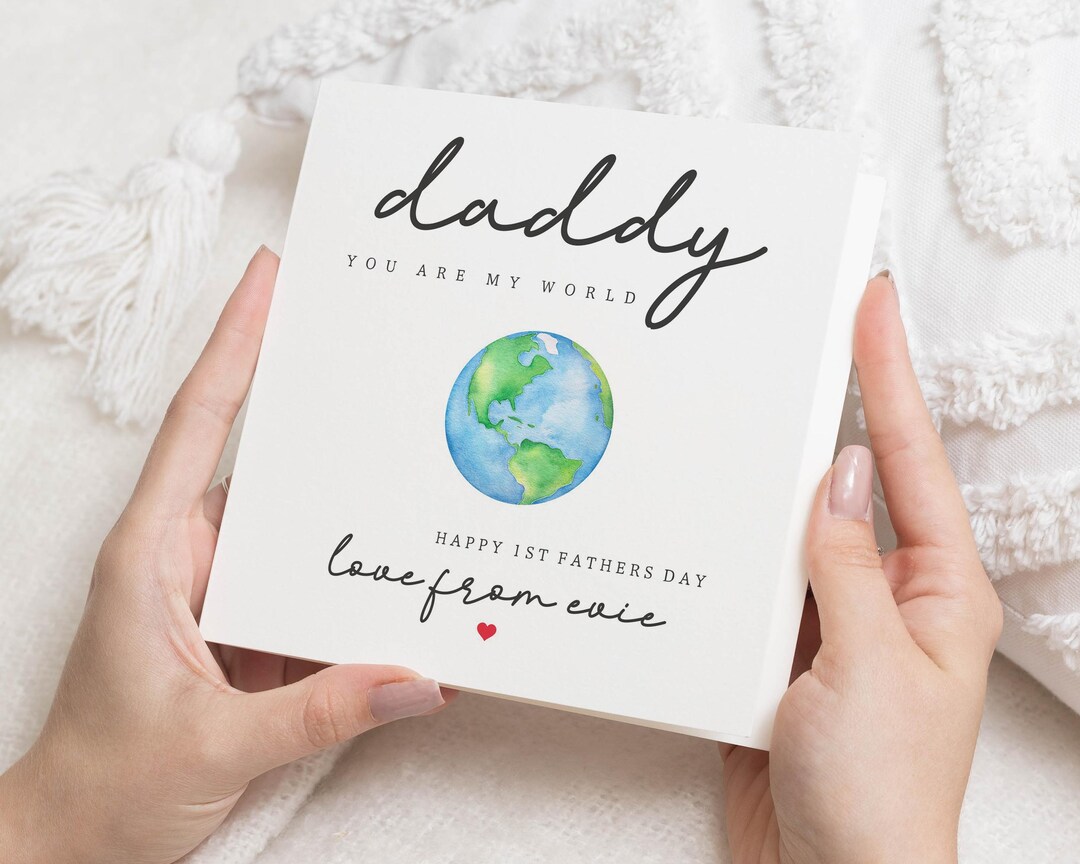 Fathers Day Card From Baby, 1st Fathers Day Card, Daddy You Are My ...