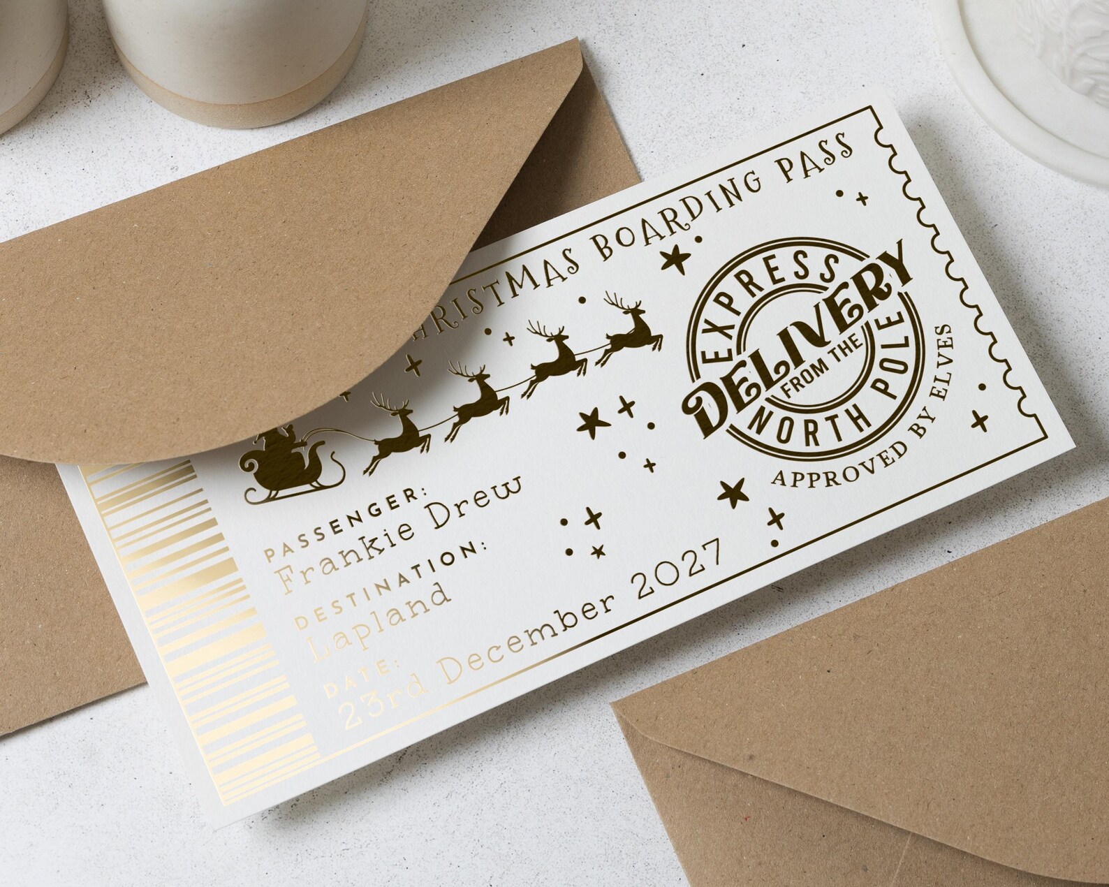 Lapland Reveal, Lapland Ticket, Lapland Boarding Pass, Christmas ...
