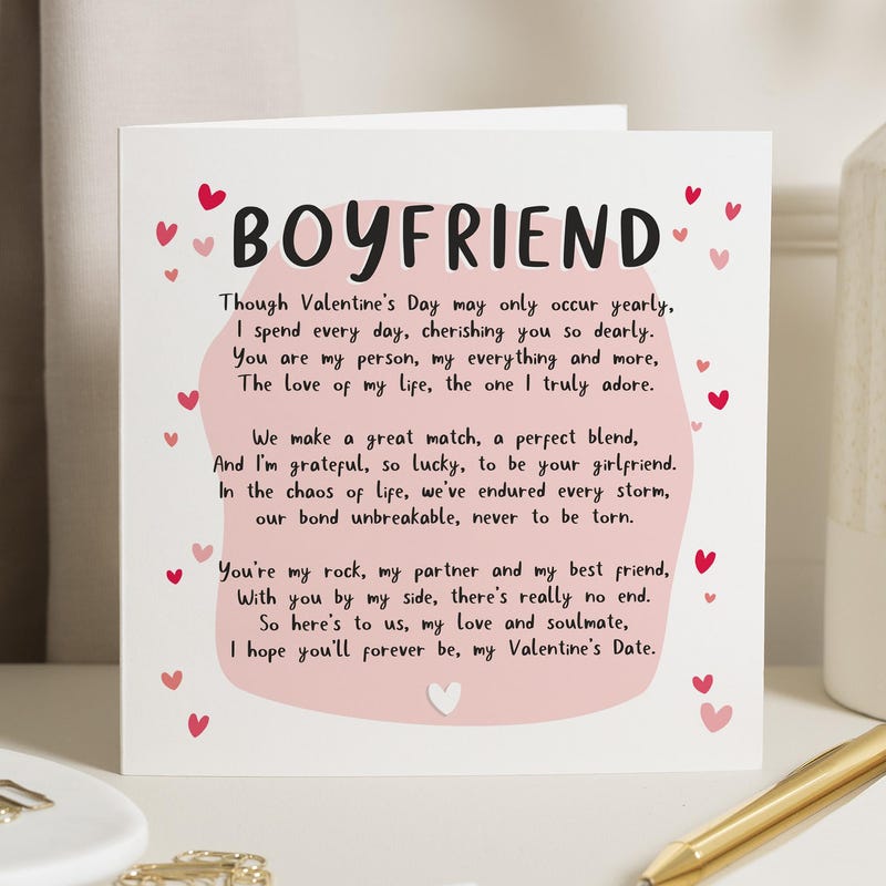 Card for Boyfriend - Etsy