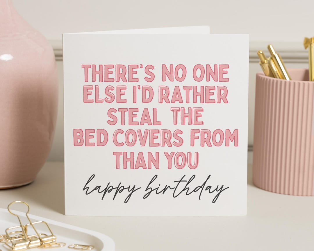 Funny Birthday Card Boyfriend, Husband Funny Birthday Card, No One Else ...