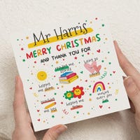 Teacher Christmas Gift Card Holder Printable, PTA PTO Teacher ...