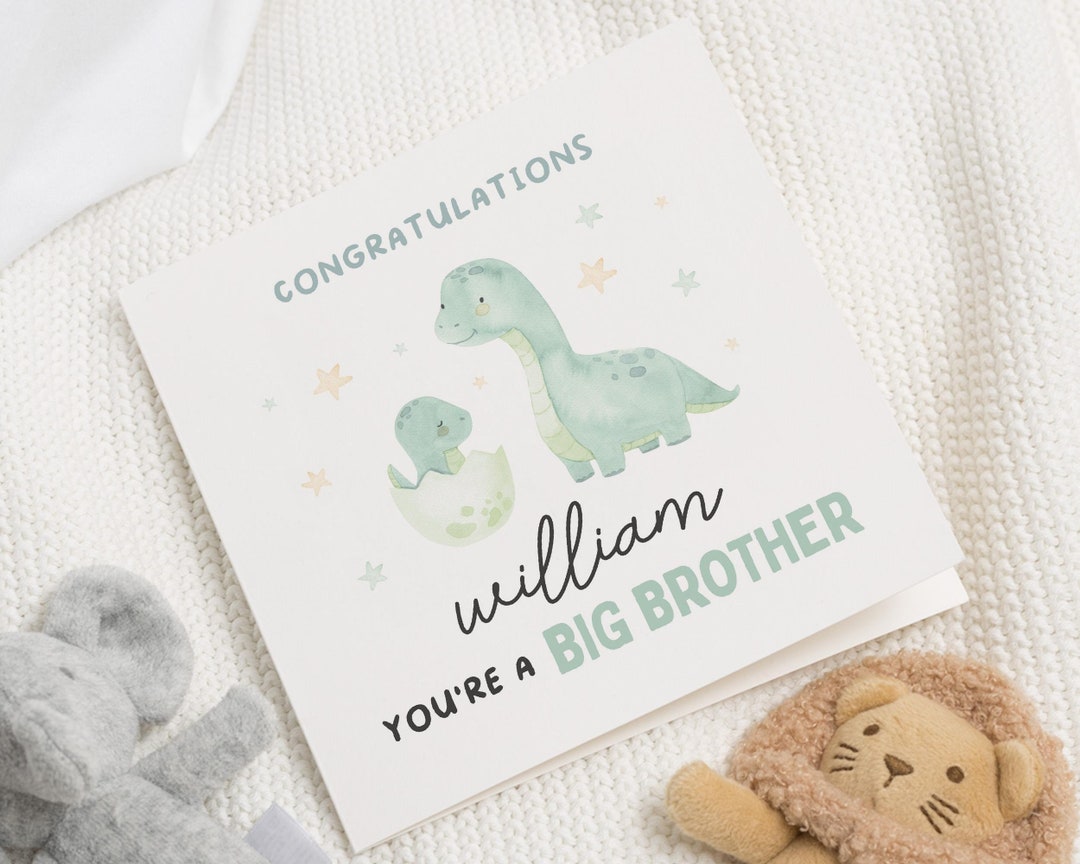 Big Brother Card, Congratulations You're Now A Big Brother, You Have A ...