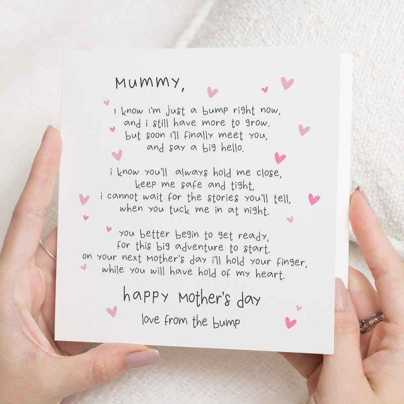 Bump Mother Day Cards - Etsy