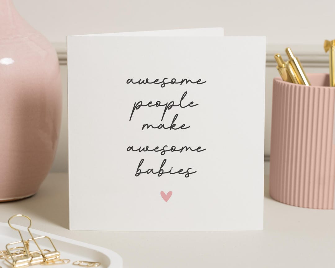 New Baby Card, Baby Congratulations Card, Funny New Baby Card, Card for ...