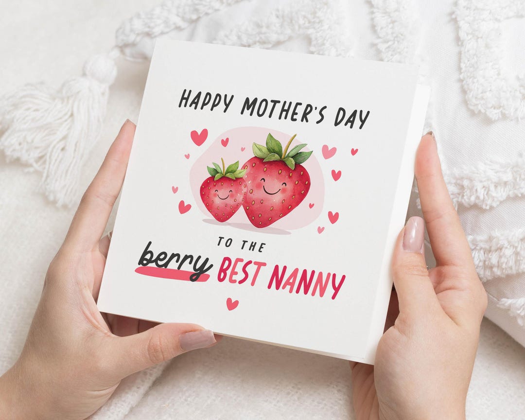 Nanny Mothers Day Card, Gifts, Mother's Day Cards Best Nanny in the ...