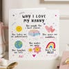 Personalised Nanny Birthday Card - Happy Birthday - Nanny Gift ...