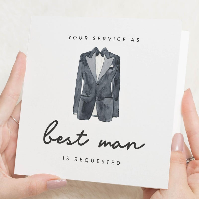 Best Man Card - Etsy UK