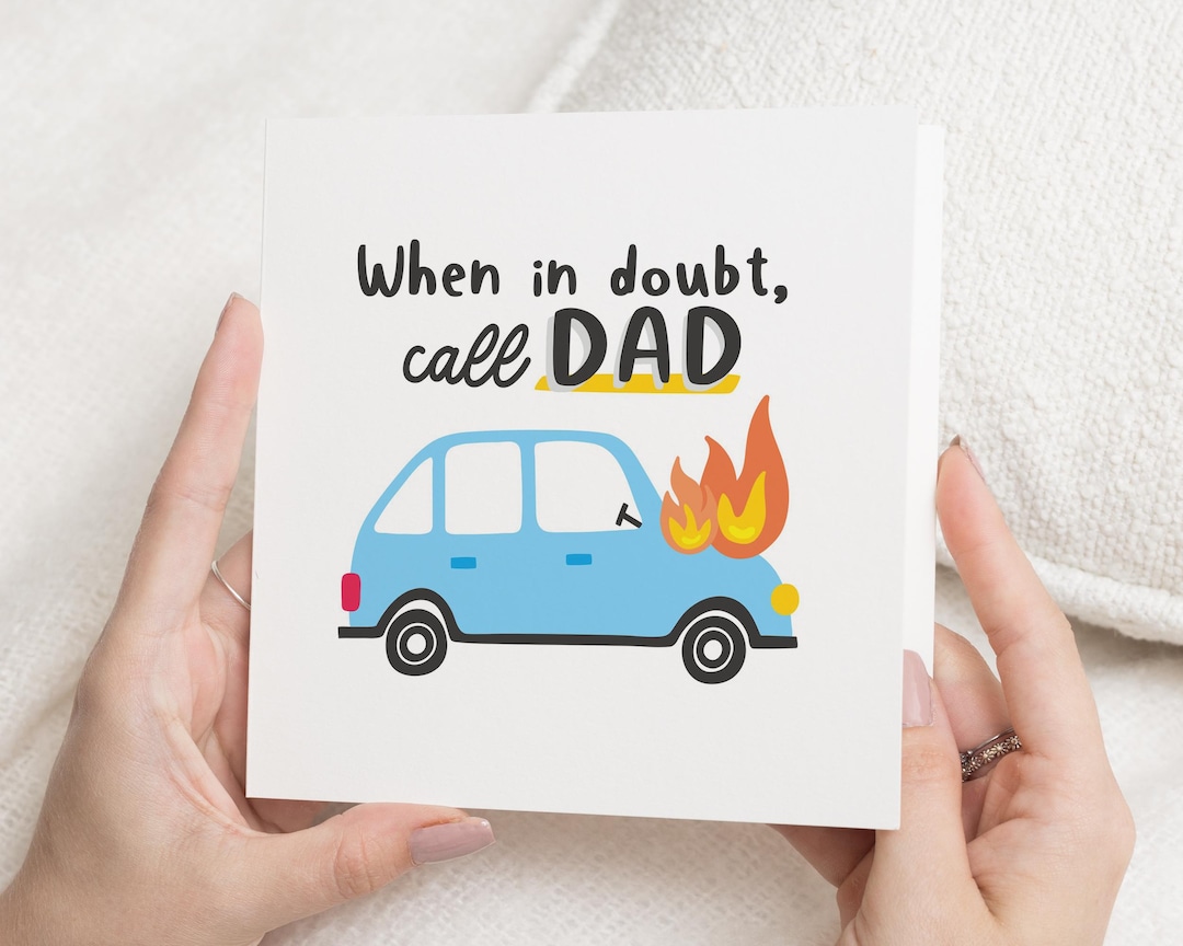 Funny Dad Card, Birthday Card for Dad, Fathers Day Card for Dad, When ...