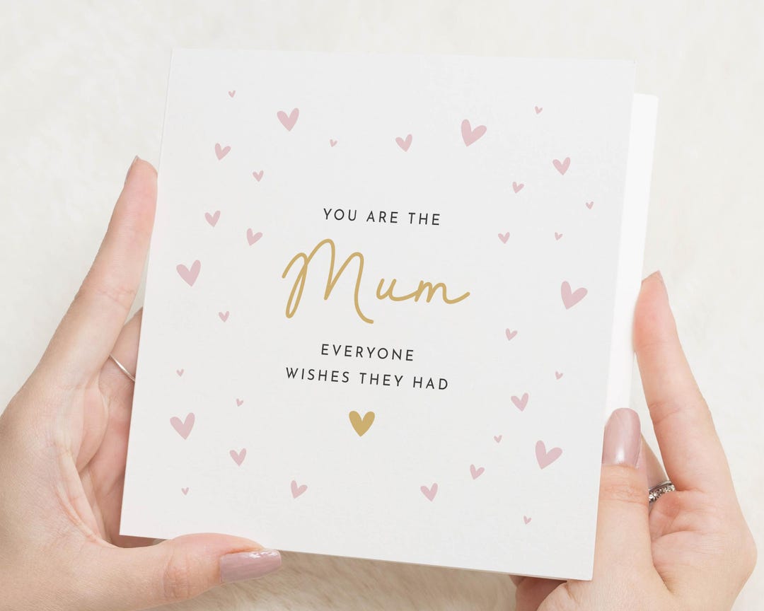 Mum Birthday Card, Cute Birthday Card for Mum, You're the Mum Everyone ...