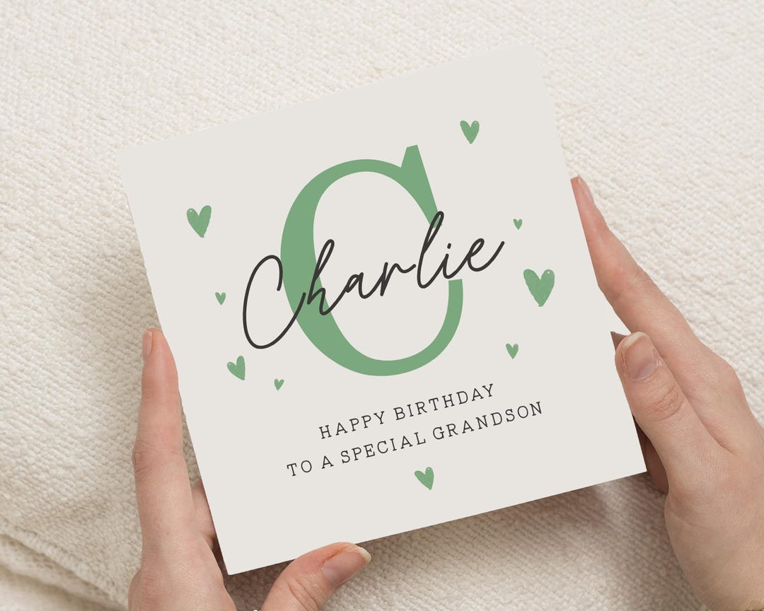 Grandson Birthday Card, Adult Grandson Birthday Card, Birthday Cards ...