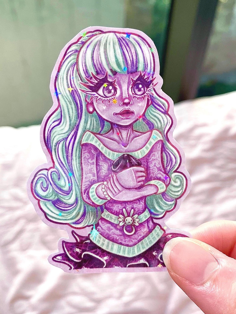 Twyla Holographic Sparkly Star Glitter Sticker Stationey for Journal ...