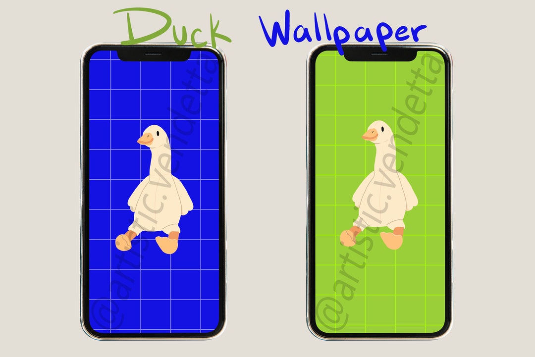 Sitting Duck Phone Wallpaper | MANY COLORS | Cute Duck Wallpaper ...