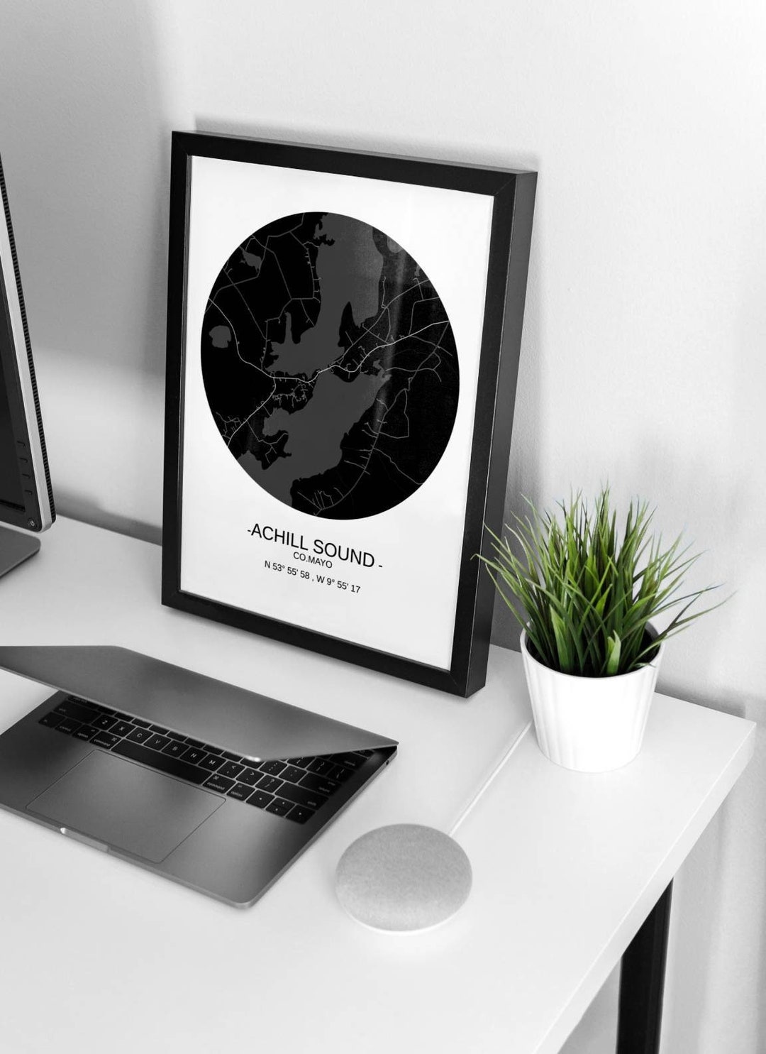 Irish Digital Download Custom Map, Digital File. Achill, Westport ...