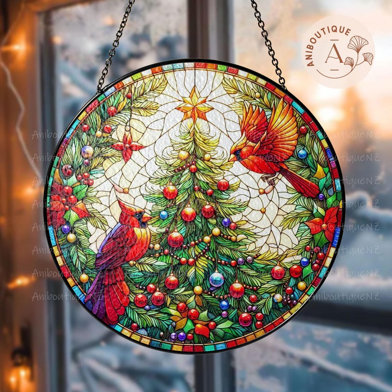 Holiday Suncatcher - Etsy