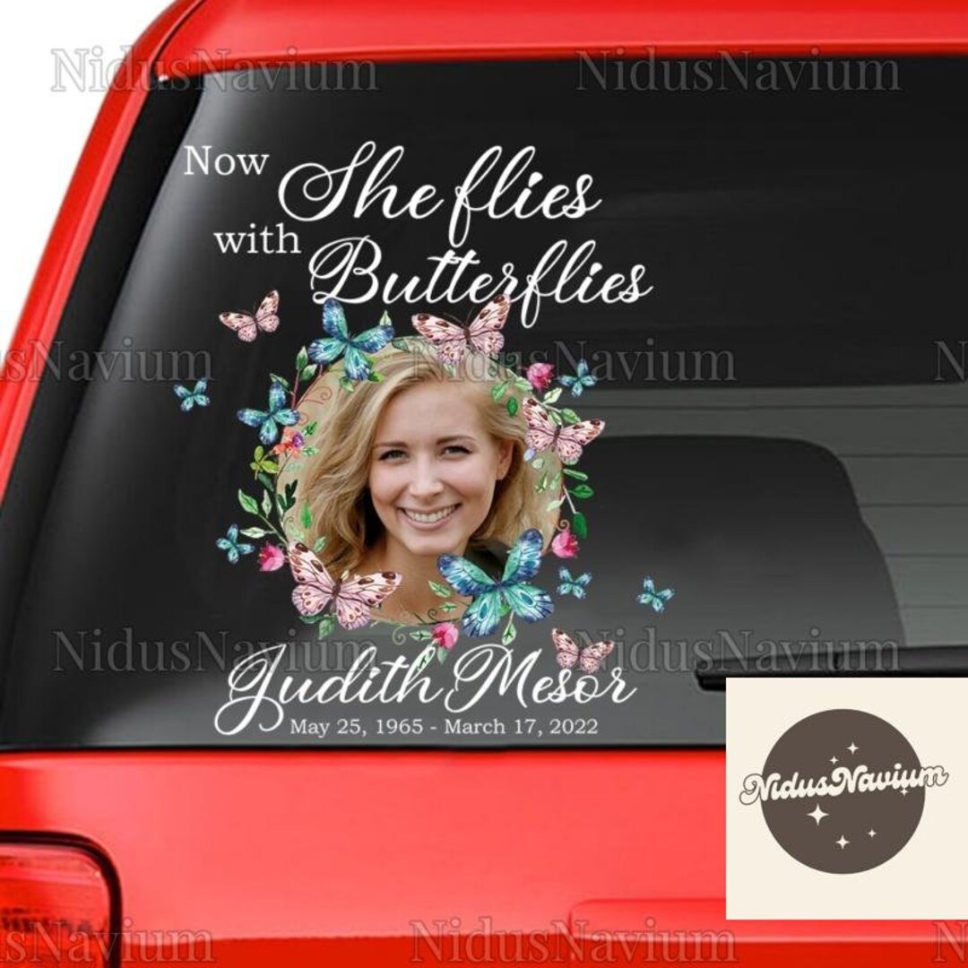 Custom in Loving Memory Sticker, Personal Memory Decal Car Sticker ...