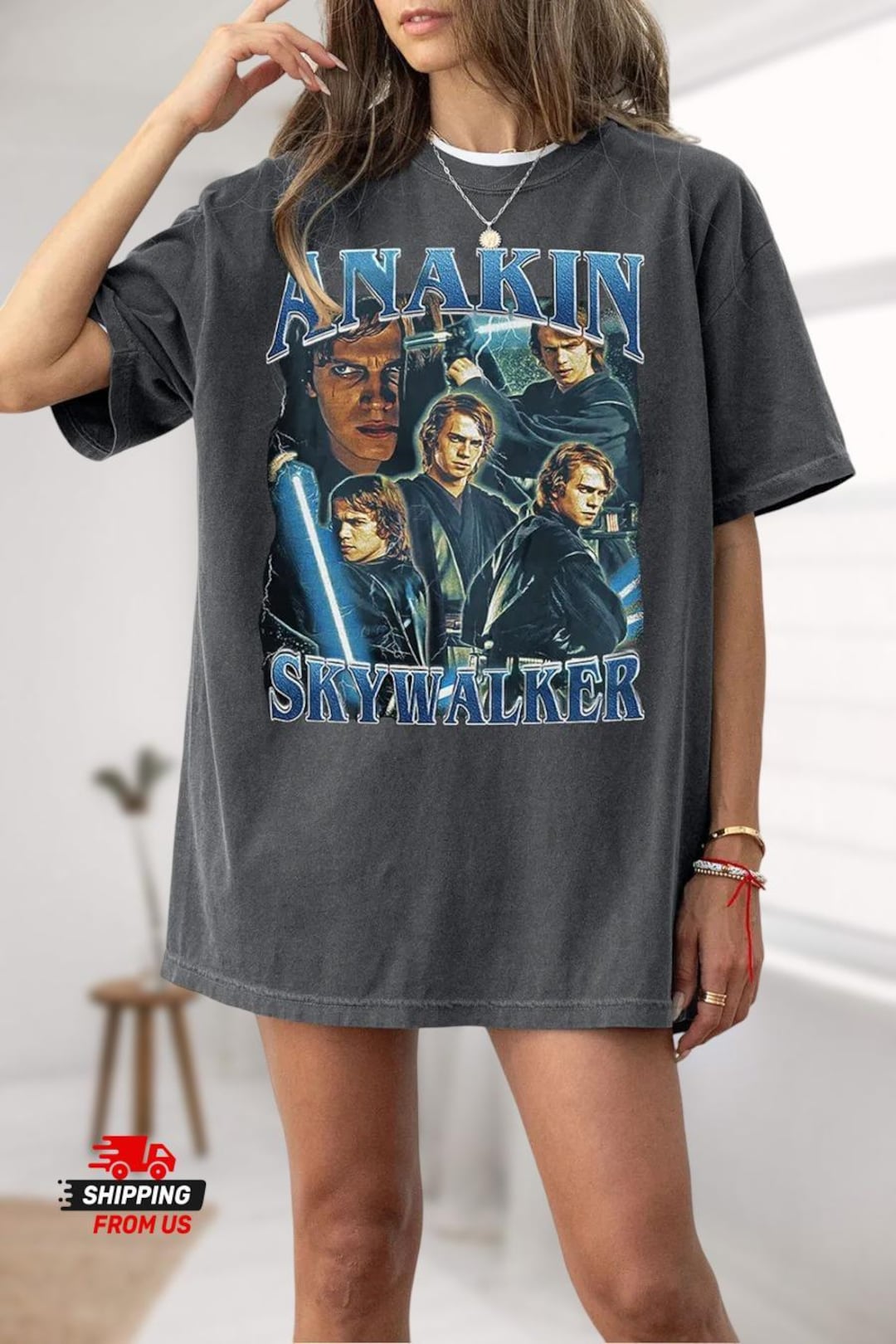 Anakin Skywalker Comfort Colors Shirt, Vintage 90s Movie Shirt, Classic ...